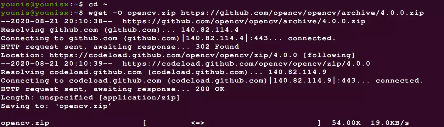 Di Ubuntu 20.40 de bi OpenCV-ê re dest pê kirin 2998_9