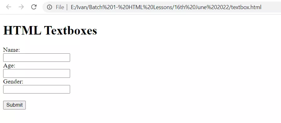 กล่องข้อความแบบฟอร์ม HTML 3047_5