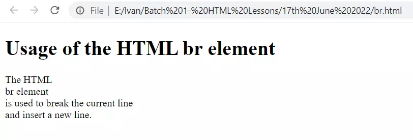 HTML br ٽيگ 3072_2