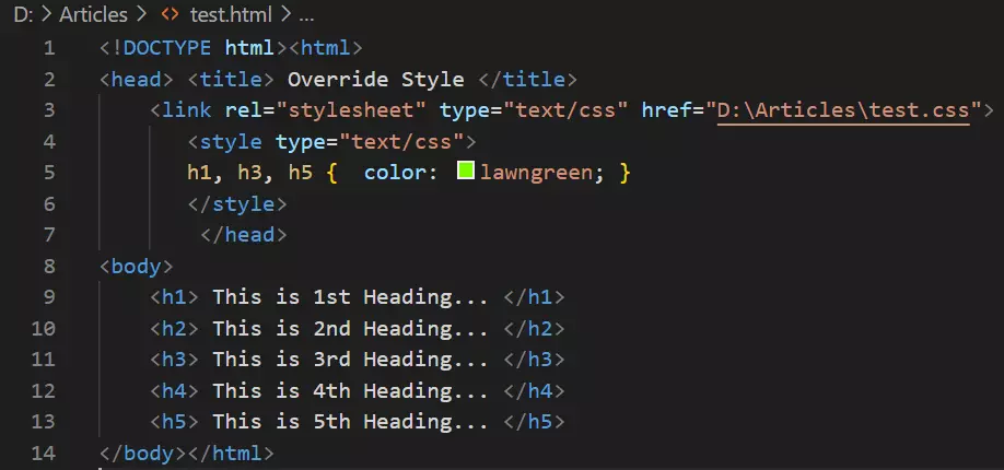 CSS Override Style 3073_4