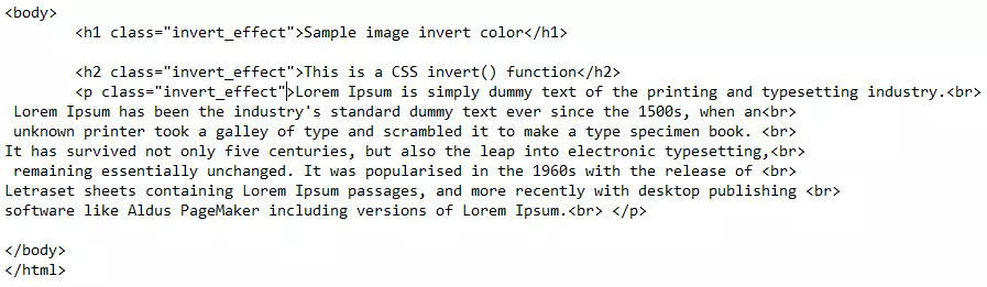 CSS Invert Color 3083_2