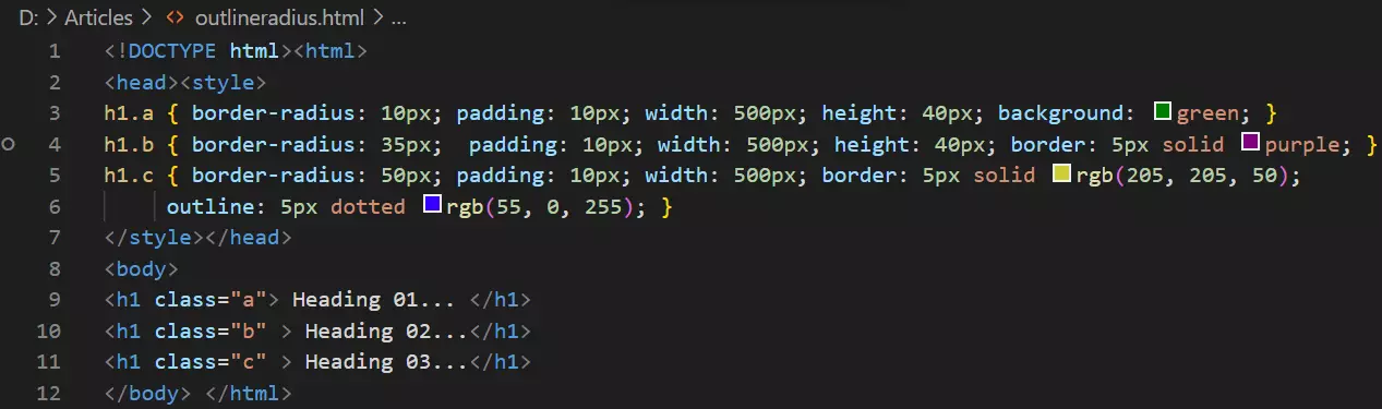 CSS Outline Border Radius 3084_5