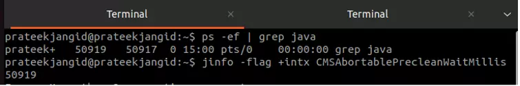 Kuinka muutan JVM-parametreja Linuxissa 30_3