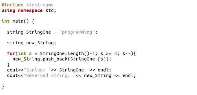 C ++ نى ئىشلىتىپ بىر قۇردىكى سۆزلەرنى قايتۇرۇڭ 3101_7