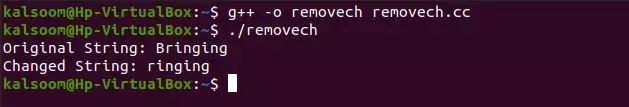 C++ ನಲ್ಲಿ ಸ್ಟ್ರಿಂಗ್ನಿಂದ ಮೊದಲ ಅಕ್ಷರವನ್ನು ತೆಗೆದುಹಾಕಿ 3105_10