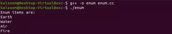 Enum ወደ ሕብረቁምፊ ለመቀየር C++ መንገዶች 3112_3