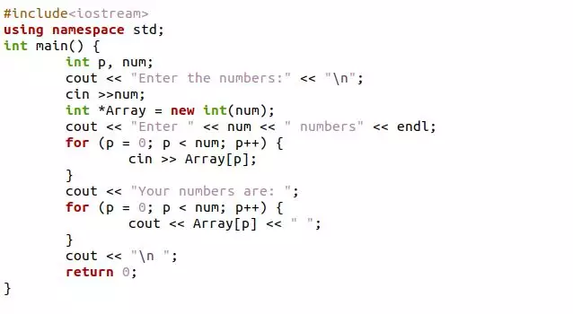 C++ Ndrysho madhësinë e grupit 3113_1