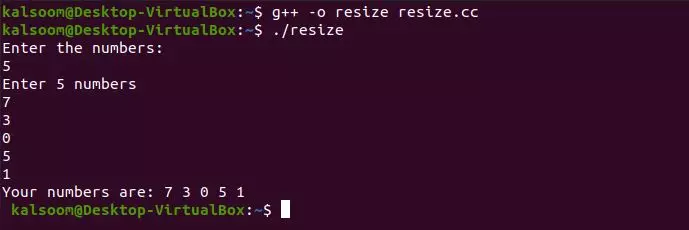 C++ Wijzig arraygrootte 3113_2
