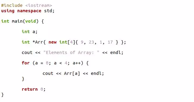 C ++ Array چوڭلۇقىنى ئۆزگەرتىش 3113_3