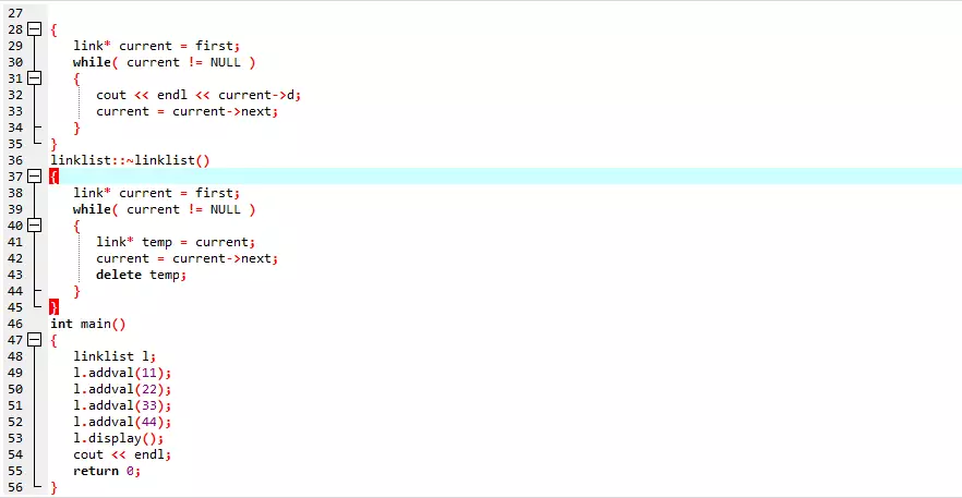 Деструктор зв'язаного списку C++ 3115_2