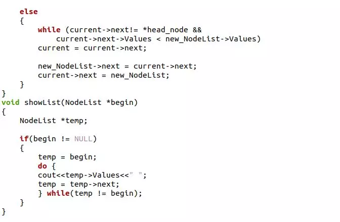 Akojọ ti sopọ mọ iyipo ni C ++ 3119_10