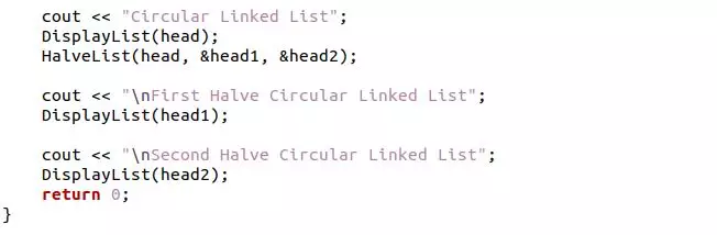 รายการที่เชื่อมโยงแบบวงกลมใน C++ 3119_7