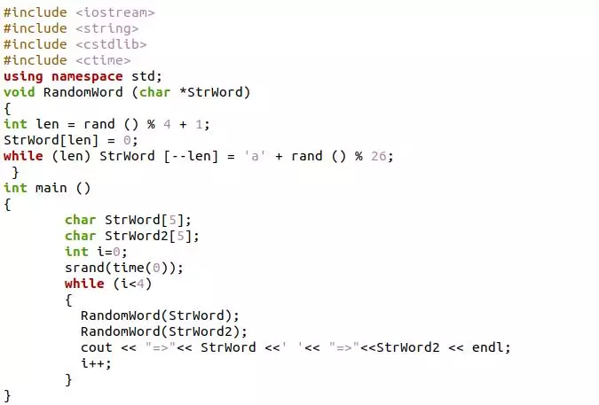 Xerador de cadeas aleatorias C++ 3121_5