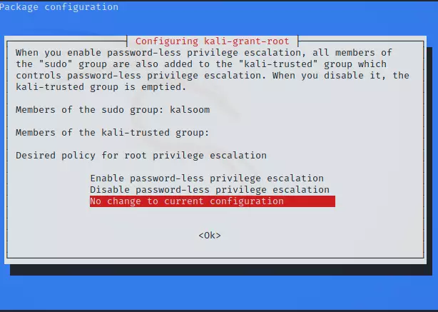 Kali Linux ನಲ್ಲಿ ನಾನು ರೂಟ್ ಅನುಮತಿಯನ್ನು ಹೇಗೆ ಪಡೆಯುವುದು? 3153_3