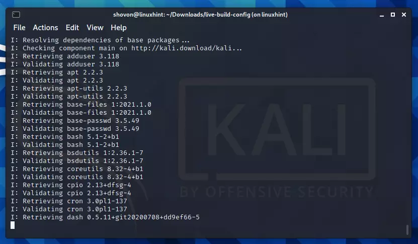 Ako si vytvoriť svoj vlastný Kali Linux ISO 3155_28