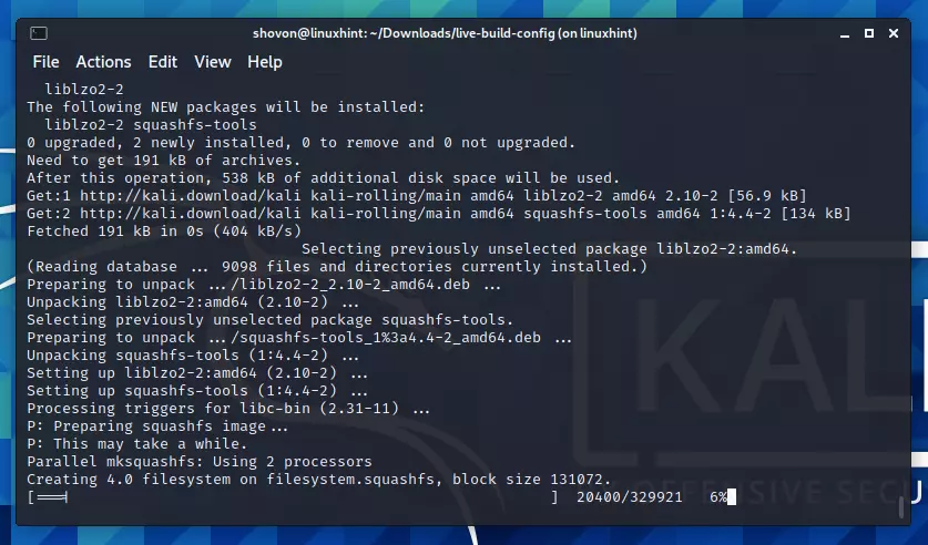 Ako si vytvoriť svoj vlastný Kali Linux ISO 3155_31