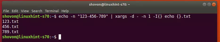 Kako koristiti xargs na Linuxu 317_11