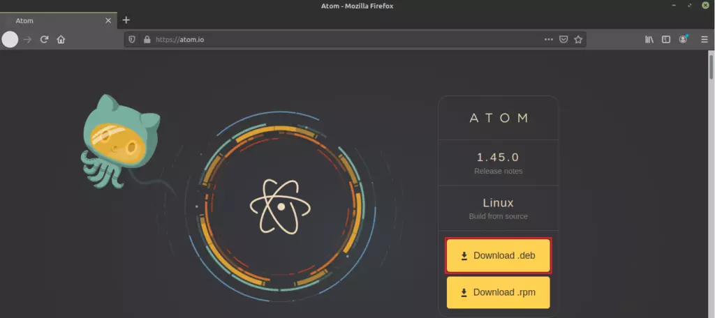 Kako namestiti in uporabljati urejevalnik besedil Atom na Linux Mint 3197_1