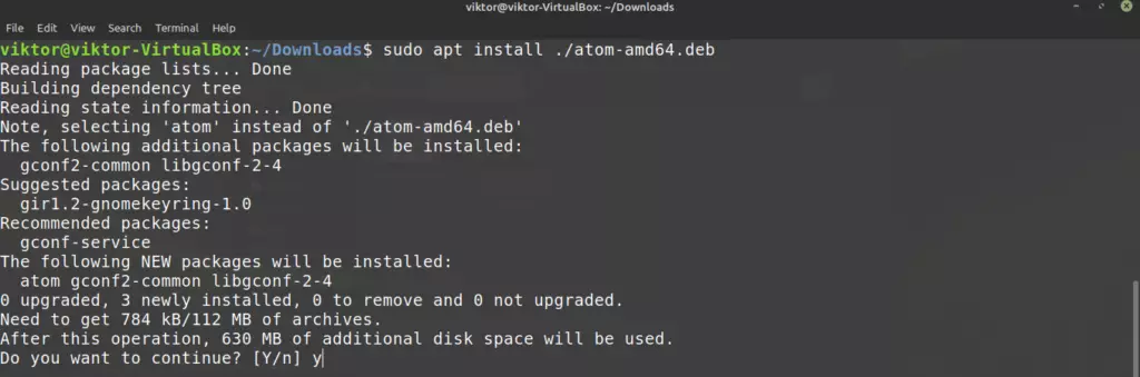 Jak zainstalować i używać edytora tekstu Atom na Linux Mint 3197_3