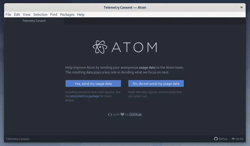 Debian 10 жүйесінде Atom мәтіндік редакторын орнату 3198_15