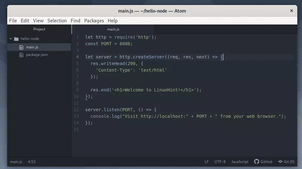 Atom Text Editor unter Debian 10 installieren 3198_23