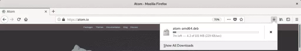 Instalando o Atom Text Editor no Debian 10 3198_3