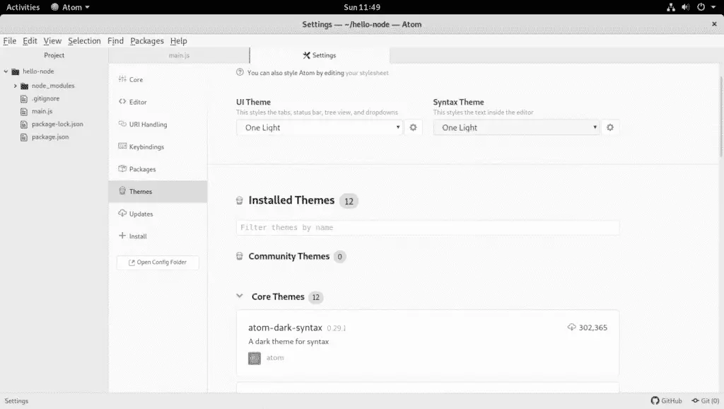 Instalando o Atom Text Editor no Debian 10 3198_33