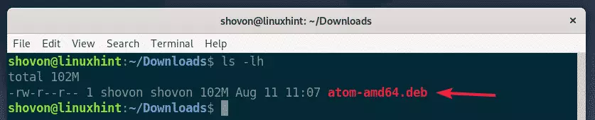 Atom Text Editor unter Debian 10 installieren 3198_5