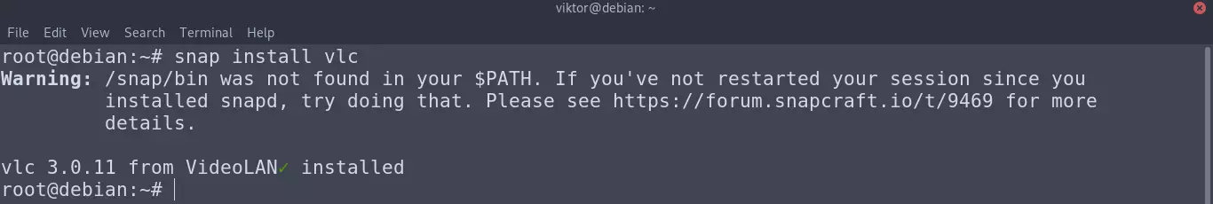 Hogyan telepítsem a VLC-t a Debianban 3202_5