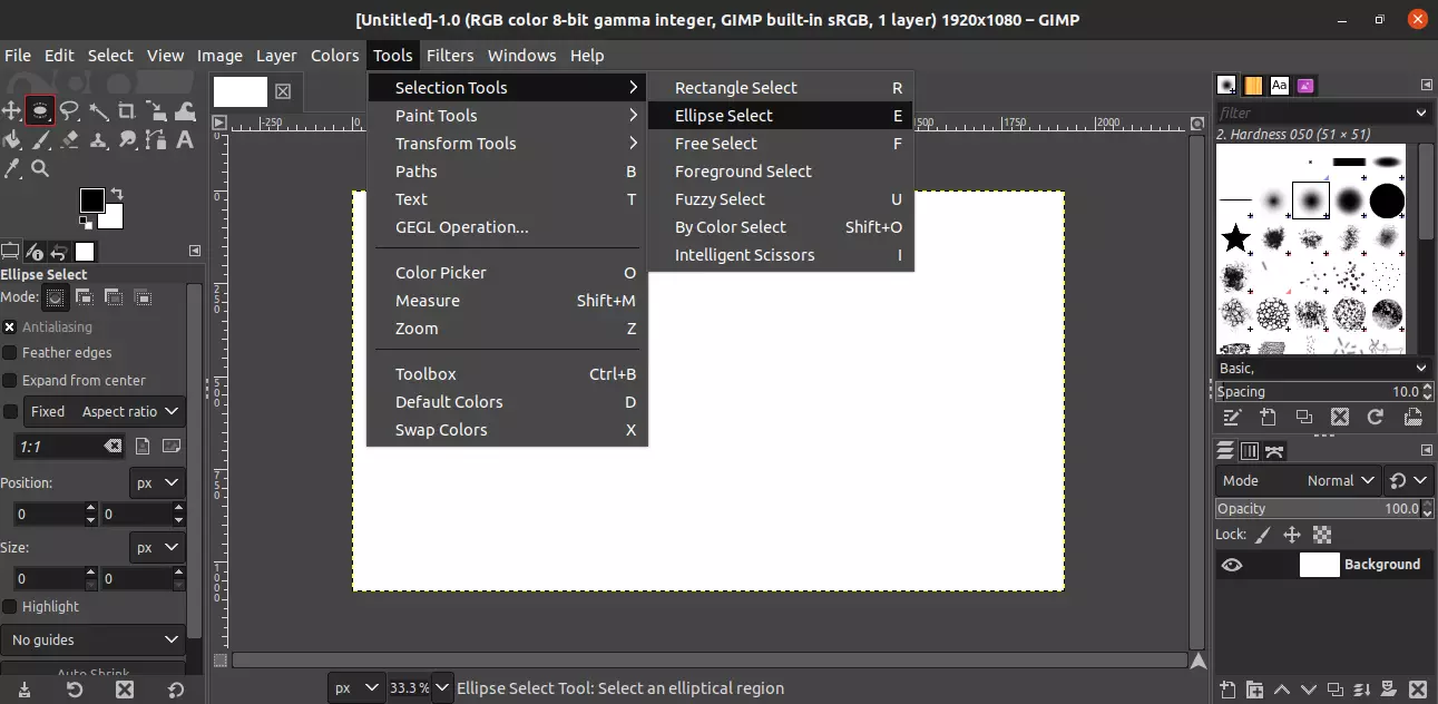 GIMP: Conas Ciorcal a Tarraing 3210_4