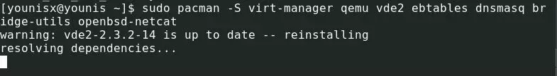 Installeer en configureer KVM in ArchLinux 3226_3