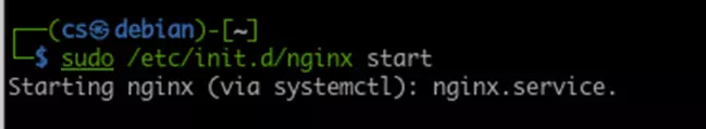 Linux で Nginx Web サーバーを起動、停止、再起動する 3255_3
