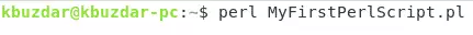 Debian 10 da Perl skriptini qanday yaratish va ishga tushirish 3261_12