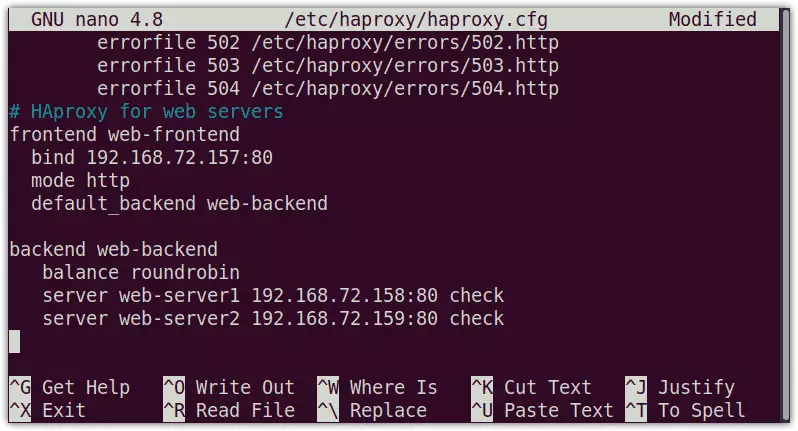 Hoe HAproxy te installeren en configureren op Ubuntu 20.04 LTS 3271_7