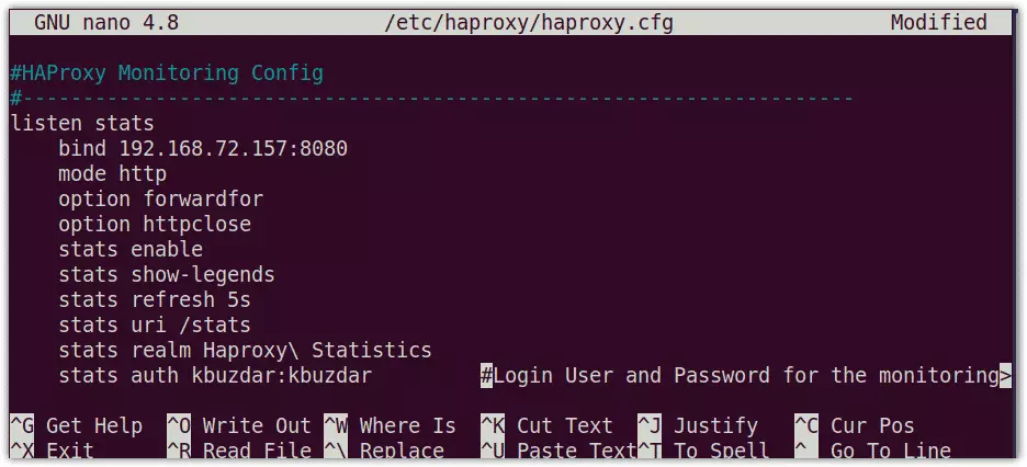 Hoe HAproxy te installeren en configureren op Ubuntu 20.04 LTS 3271_8