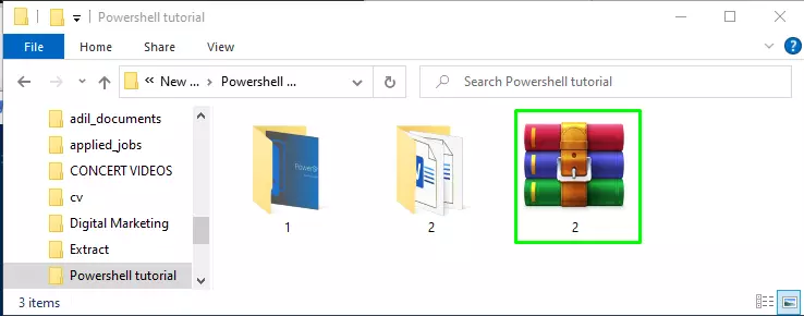 Kiel zipi dosieron en PowerShell? 3293_3