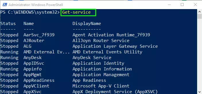 PowerShell yordamida xizmatni qanday qayta ishga tushirish kerak 3297_1