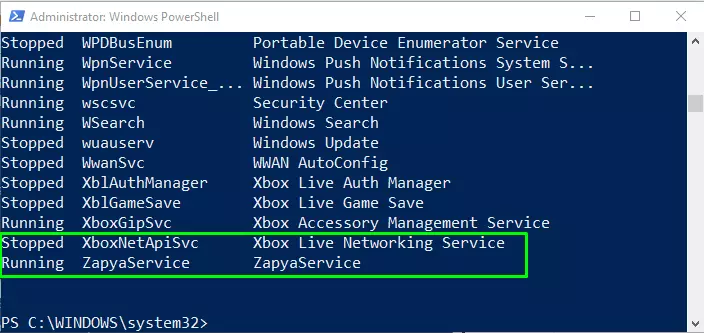 Kumaha ngabalikan deui jasa nganggo PowerShell 3297_2