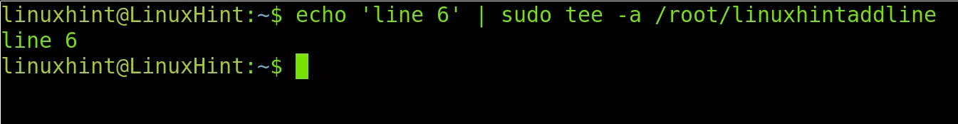 Come aggiungere una riga alla fine di un file in Linux 32_12