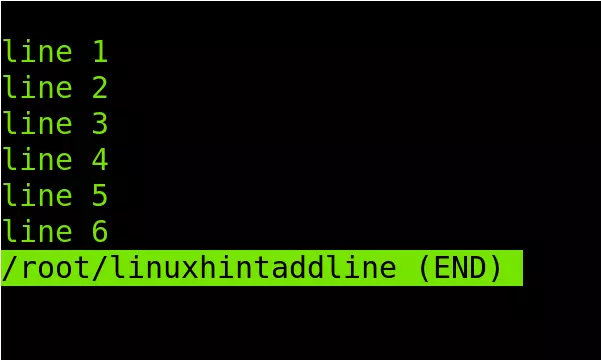 Kako dodati vrstico na konec datoteke v Linuxu 32_14