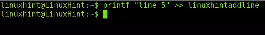 Kā pievienot rindiņu faila beigām operētājsistēmā Linux 32_6