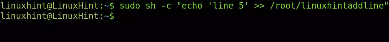 Kako dodati vrstico na konec datoteke v Linuxu 32_9