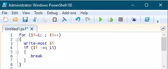 PowerShell 中的 For 循环 3302_10