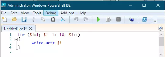 PowerShell හි ලූප සඳහා 3302_3