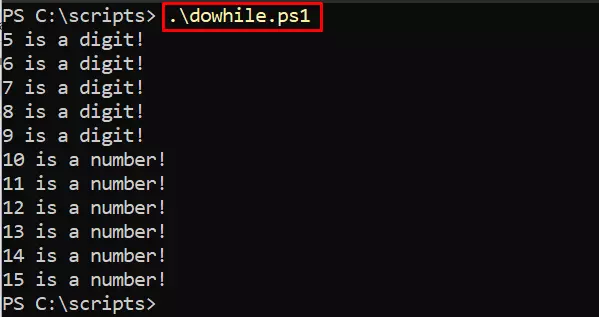 PowerShell Do while davri 3303_5