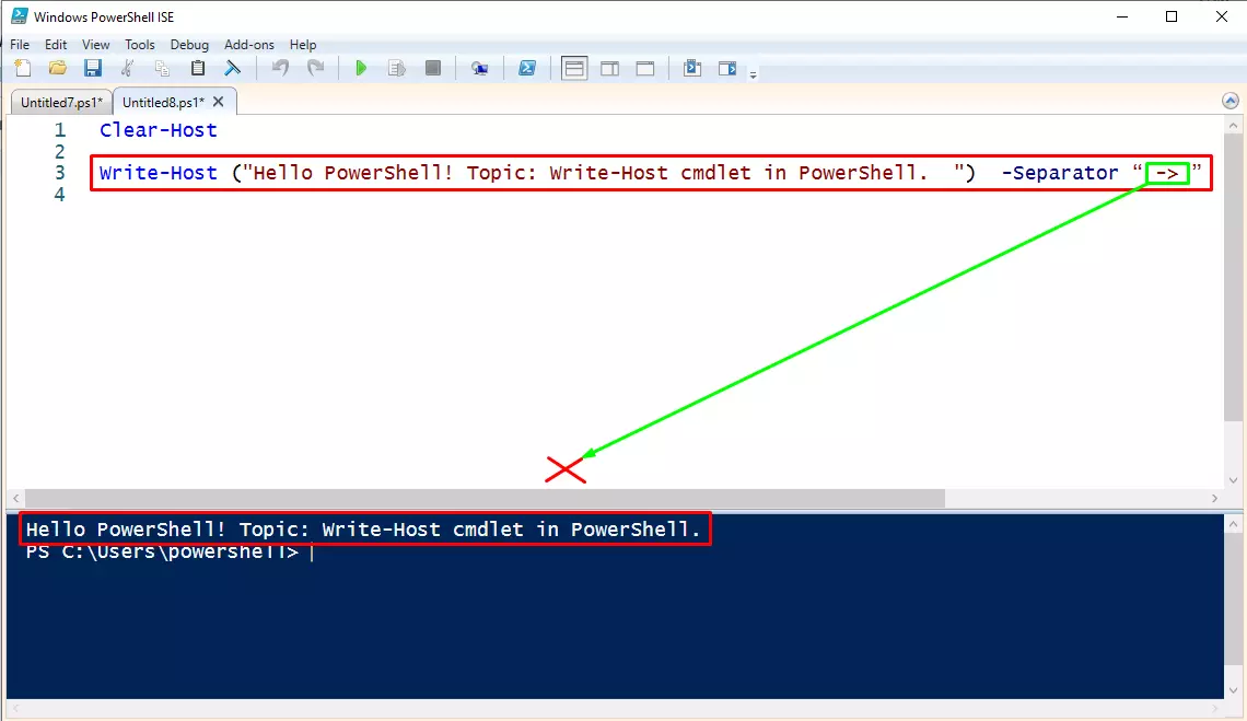 PowerShell मा लेख्नुहोस्-होस्ट cmdlet 3306_4