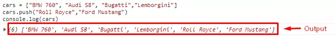 Array push() Mètode en JavaScript | Explicat 3313_1