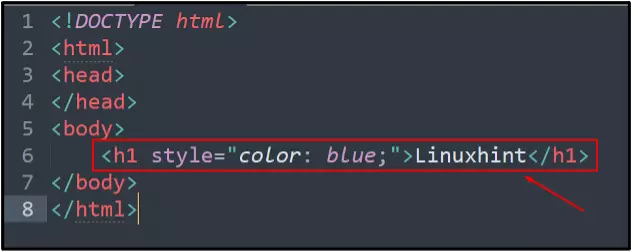 Які атрыбут CSS зменіць колер шрыфта элемента на сіні? 3320_1