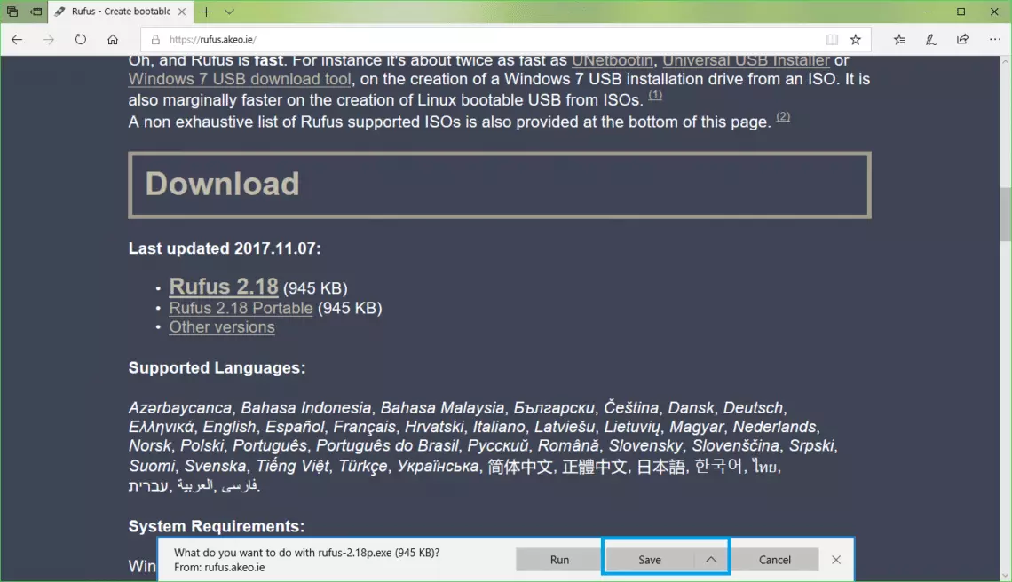 Rufus Bootable USB Ubuntu 18.04 LTS:n asentamiseen 3331_10