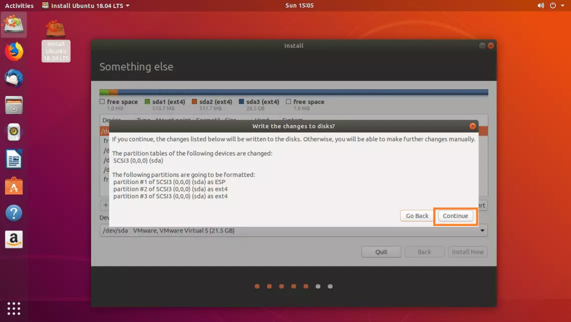 Ubuntu 18.04 LTS'yi Yüklemek için Rufus Önyüklenebilir USB 3331_38